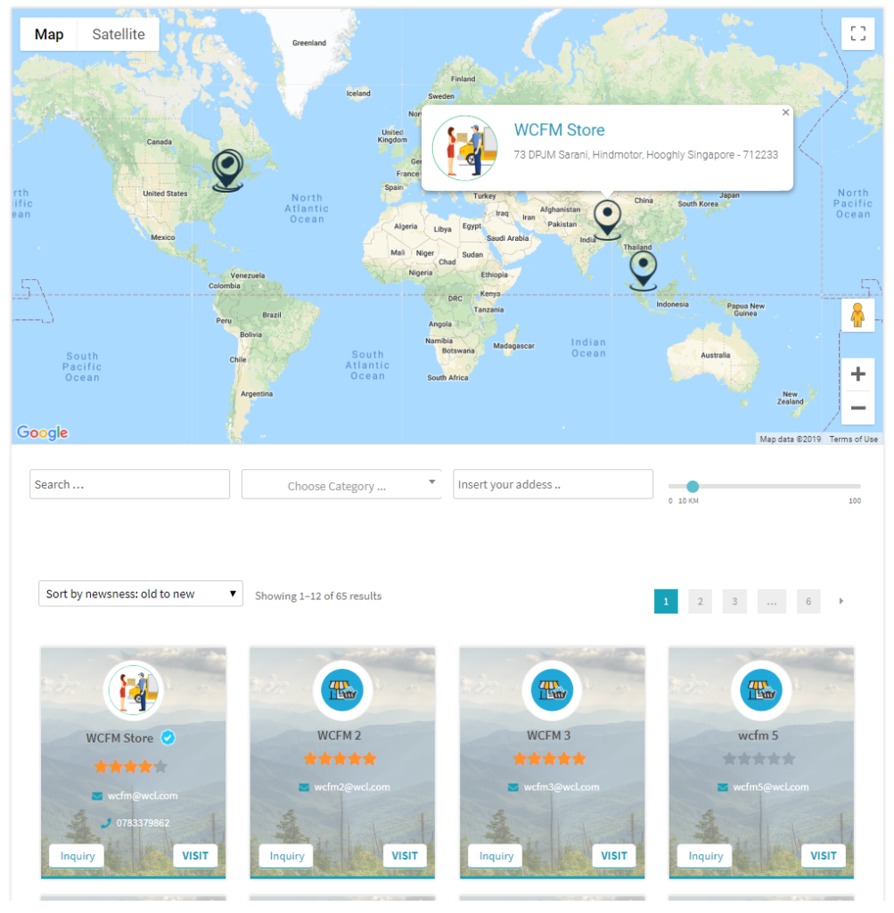 Store List | WCFM Documentation