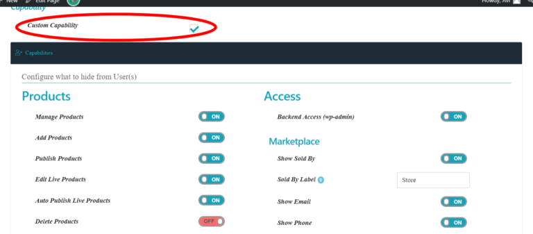 Capability | WCFM Documentation