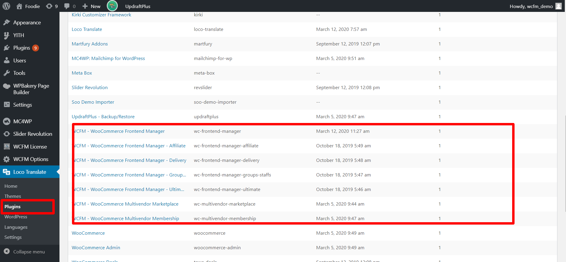 WCFM Translation using Locotranslate plugin | WCFM Documentation