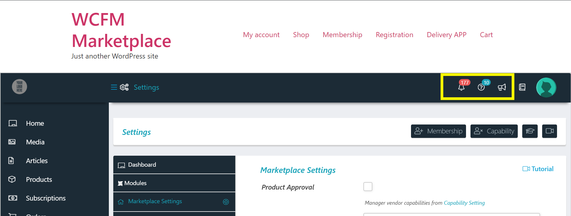 shortcode | WCFM Documentation