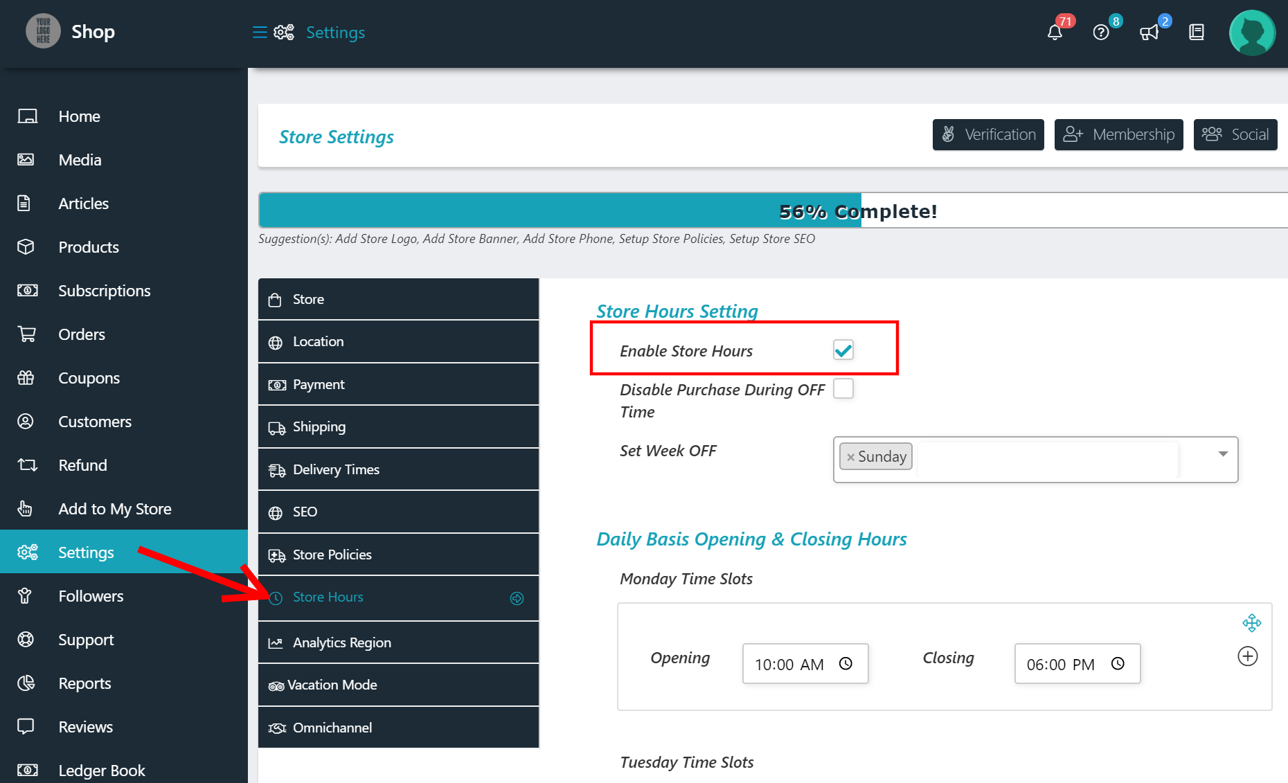 shortcode | WCFM Documentation