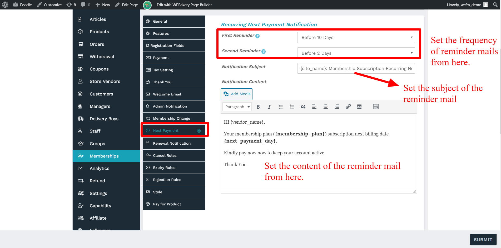 Membership | WCFM Documentation