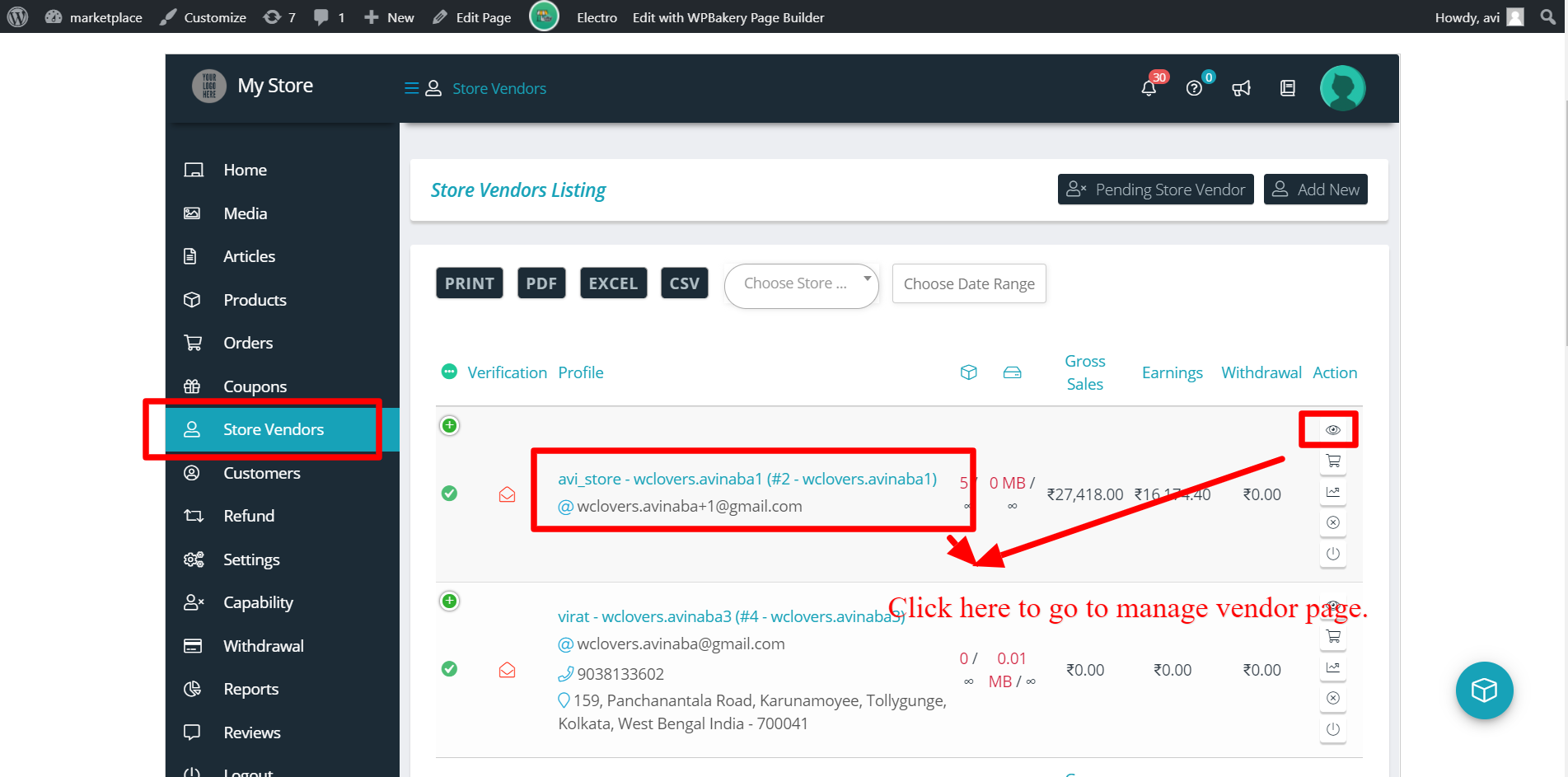 Commission | WCFM Documentation
