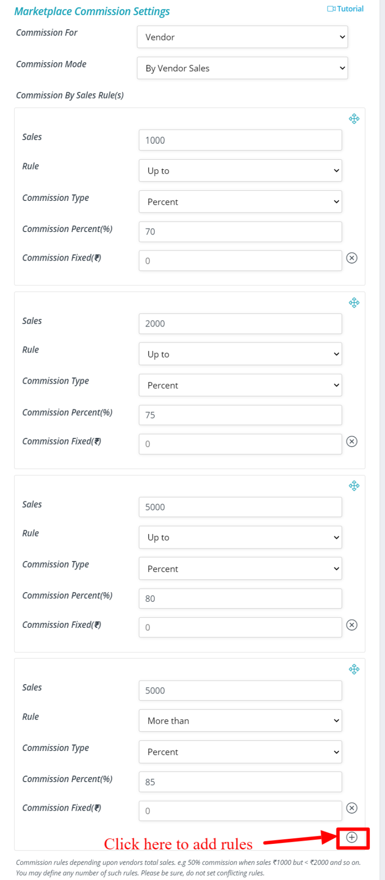 Commission | WCFM Documentation