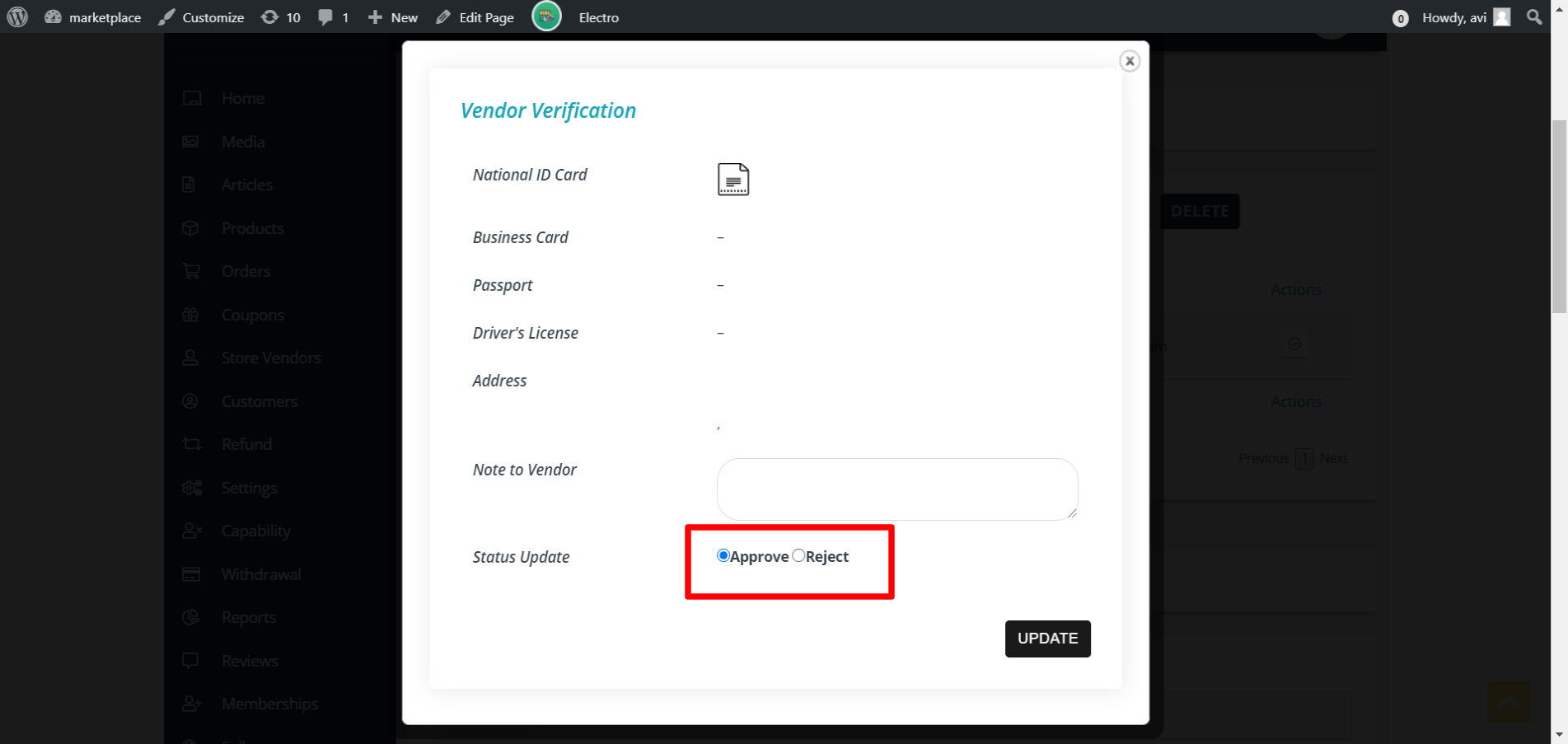 Store Verification | WCFM Documentation