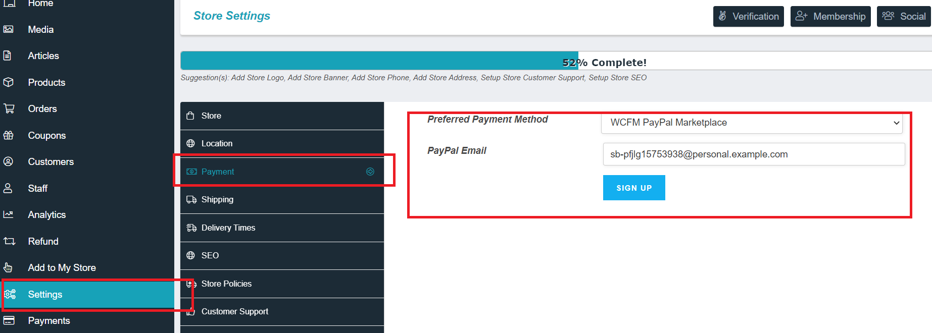 Paypal Marketplace | WCFM Documentation
